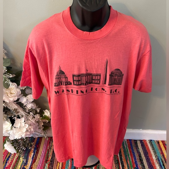 Screen Stars | Shirts | 987 Washington Dc Monument Tee Shirt Pink ...